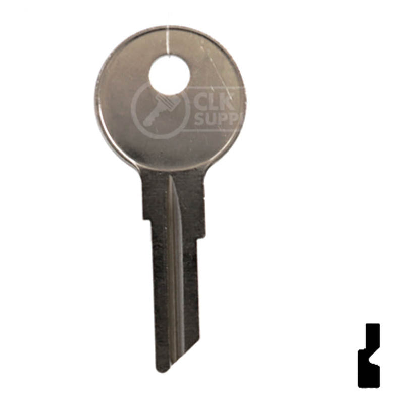 Key Blanks | CU12 | Mercury Clum Boat | Replacement Uncut Key
