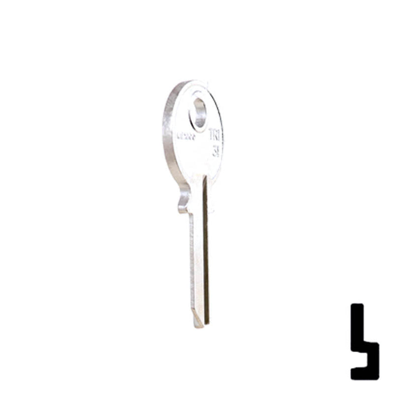 Uncut Key Blank | Tri-Circle | TRI-3I