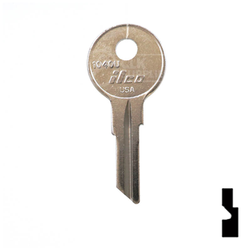 Key Blanks | 1040U | Watercraft/Boat | Replacement Uncut