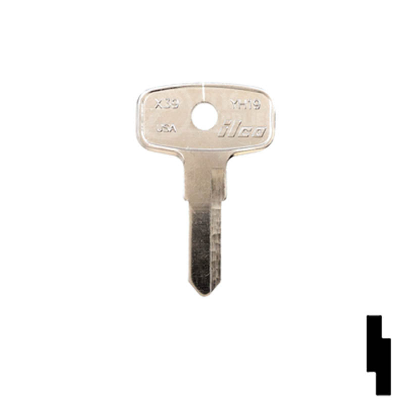 Uncut Key Blank | Yamaha| YH19
