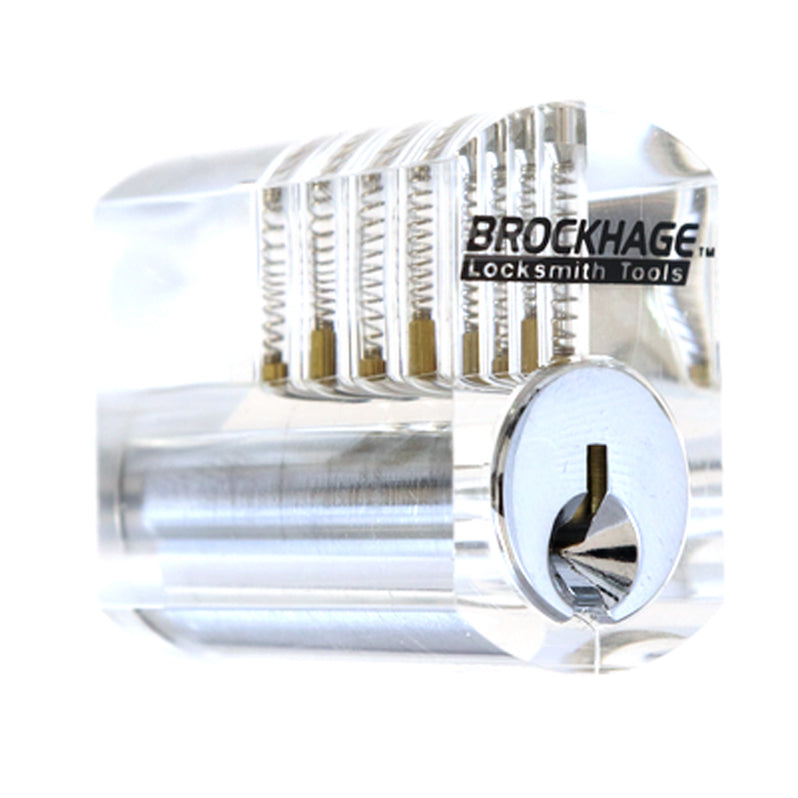 Clear Practice Lock with Standard Pins