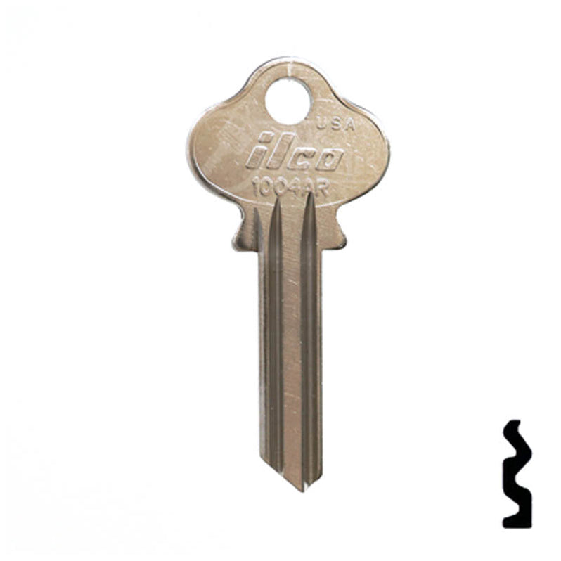 Residential Key Blanks | Uncut Key Blank | Lockwood | 1004AR by Ilco | CLK Supplies