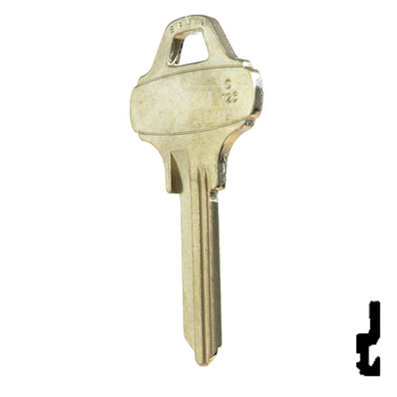 Uncut Key Blank | Schlage Everest | C123