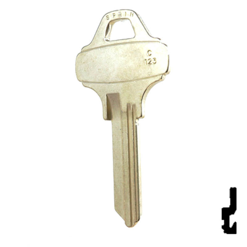 Uncut Key Blank | Schlage Everest | C123