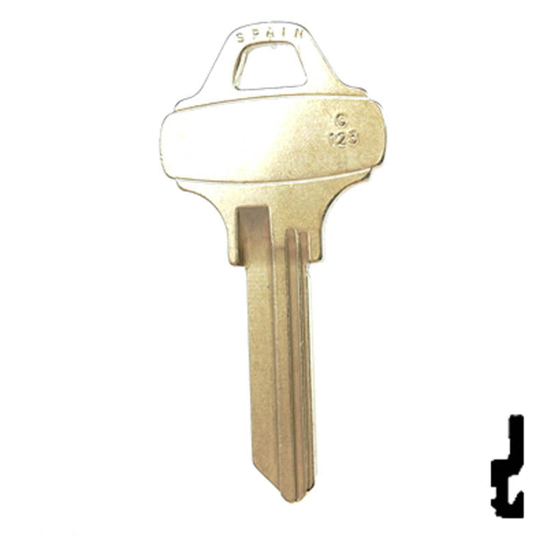 Uncut Key Blank | Schlage Everest | C123