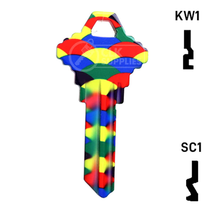 Residential Key Blanks | Happy Keys- Balloons Key (Choose Keyway) by ...