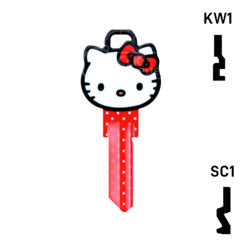 Residential Key Blanks | HAPPY KEYS- HELLO KITTY KEY by Howard Keys ...