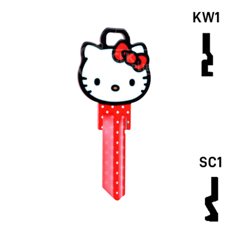 Residential Key Blanks | HAPPY KEYS- HELLO KITTY KEY by Howard Keys ...
