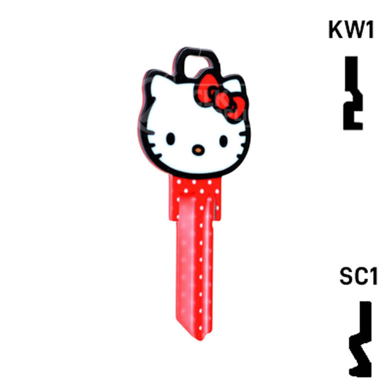 Residential Key Blanks | HAPPY KEYS- HELLO KITTY KEY by Howard Keys ...