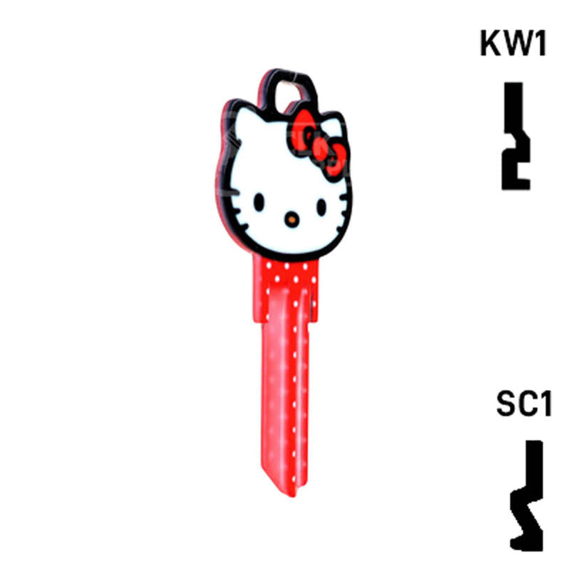 Residential Key Blanks | HAPPY KEYS- HELLO KITTY KEY by Howard Keys ...