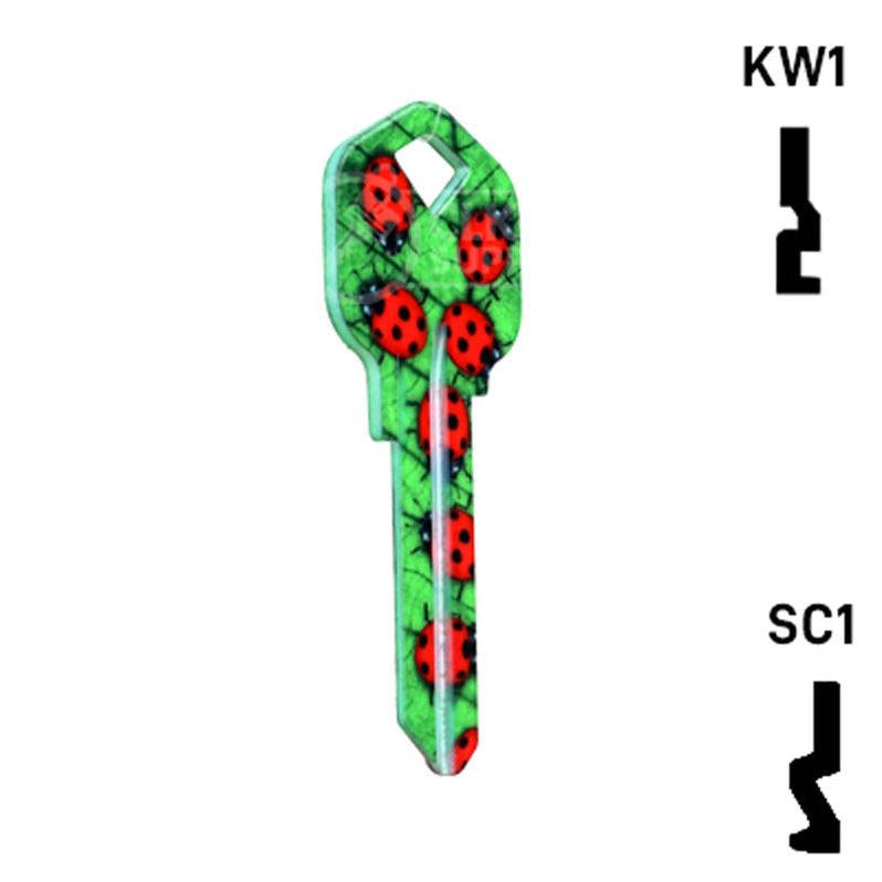 Residential Key Blanks | Happy Keys- Ladybugs Key (Choose Keyway) by ...