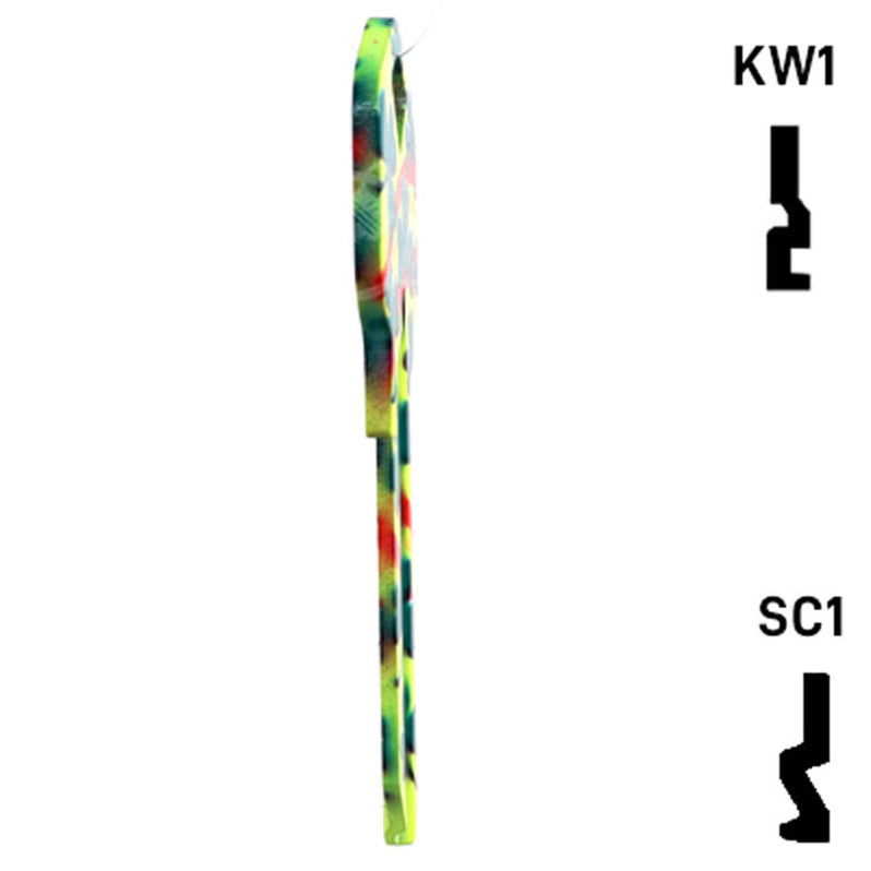 Happy Keys- Rainbow Clover Key (Choose Keyway)