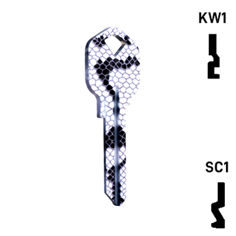 Residential Key Blanks | Happy Keys- Snakeskin Key (Choose Keyway) by ...
