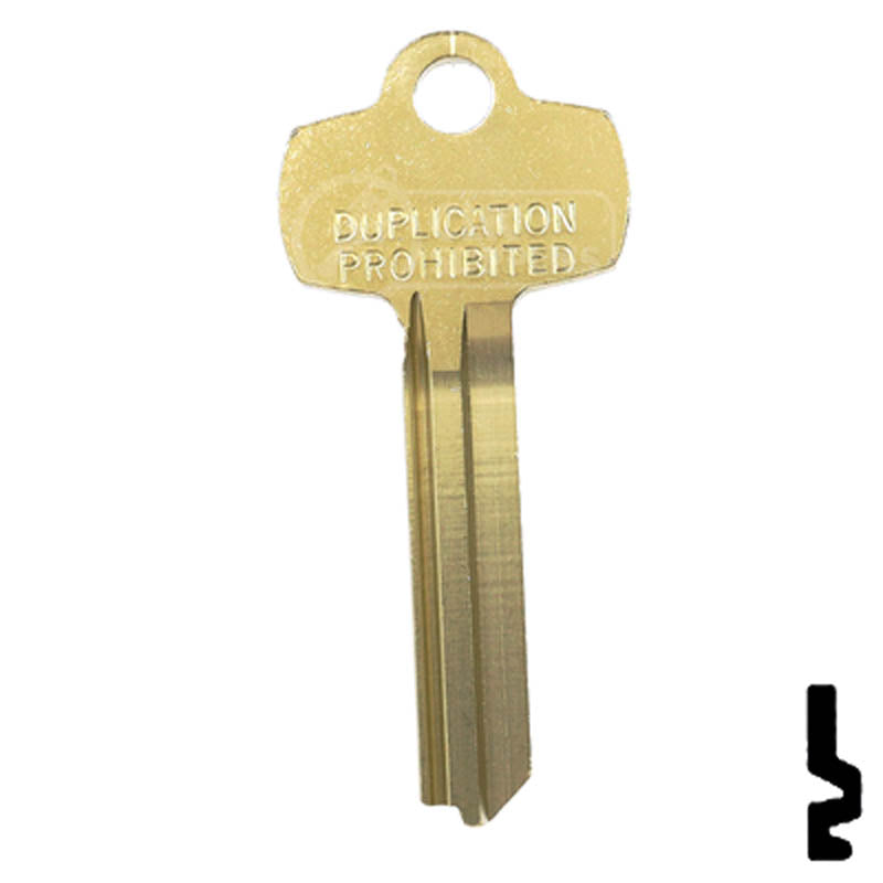 Uncut Key Blank Arrow | 1C | Lock Pins by Ilco