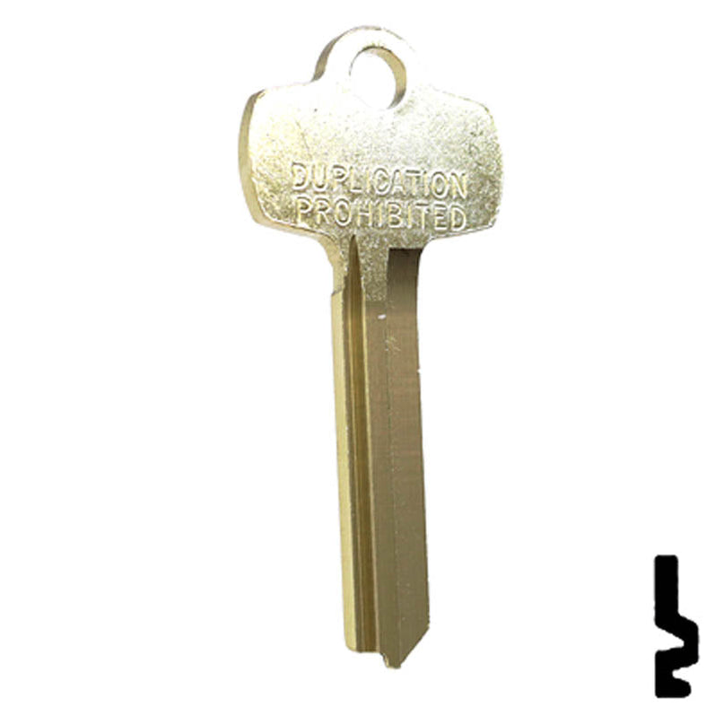 Uncut Key Blank Arrow | 1C | Lock Pins by Ilco