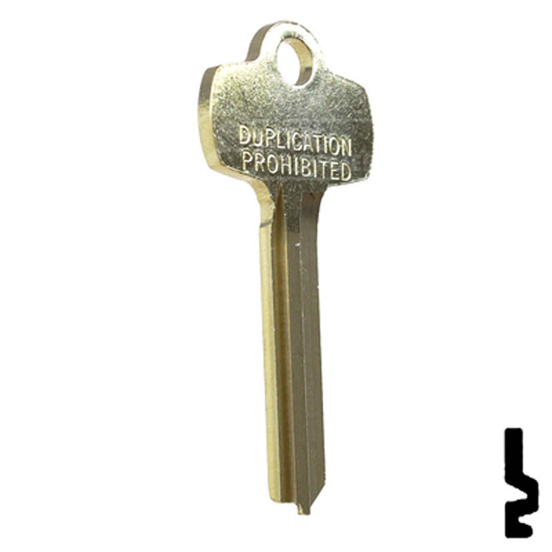 Uncut Key Blank Arrow | 1C | Lock Pins by Ilco