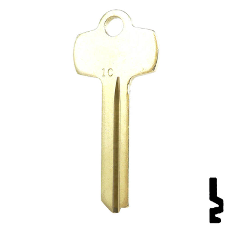 Uncut Key Blank Arrow | 1C | Lock Pins by Ilco