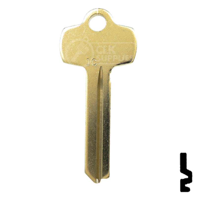 Uncut Key Blank Arrow | 1C | Lock Pins by Ilco