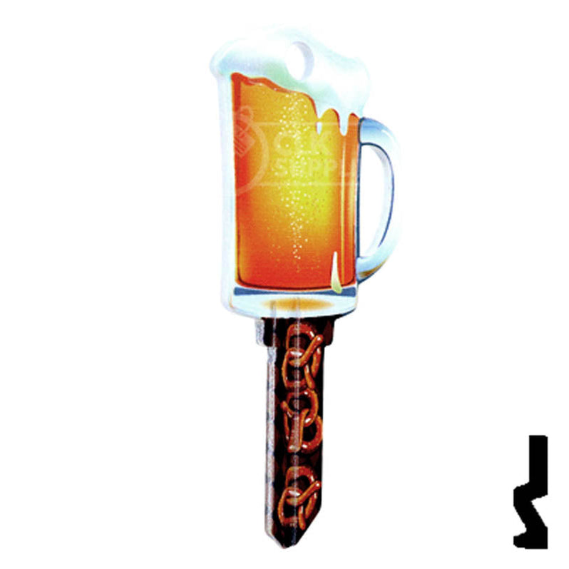 Key Shapes -BEER MUG- Schlage SC1 Key