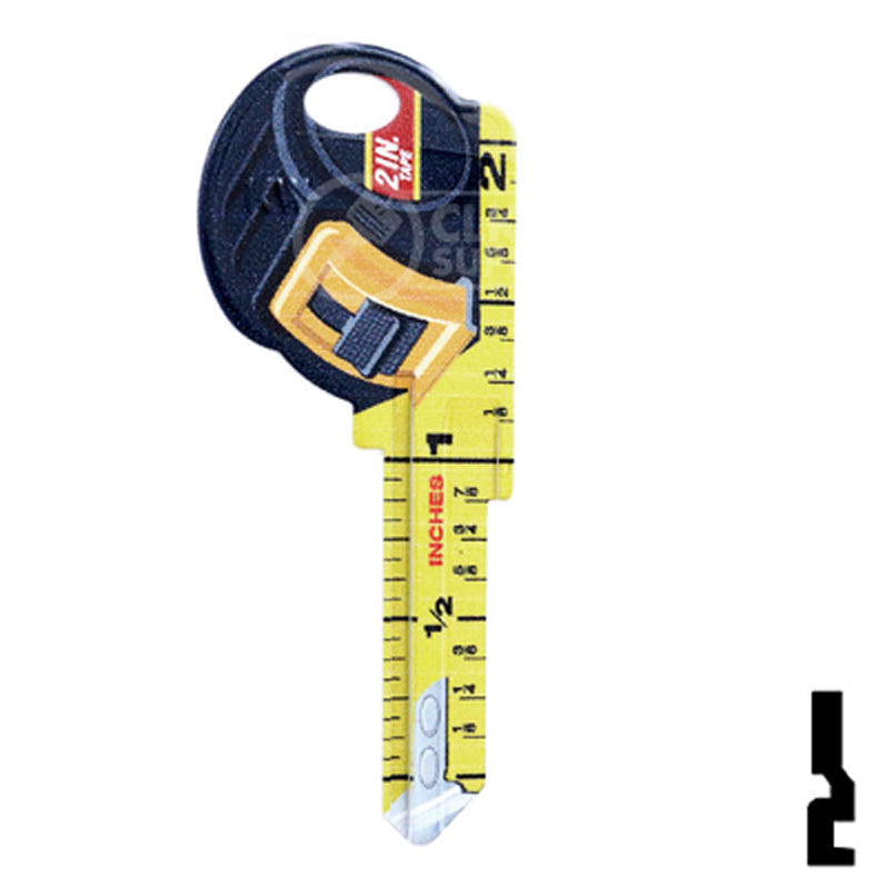 Key Shapes -TAPE MEASURE- Kwikset Key