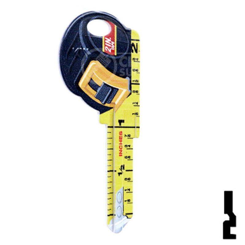 Key Shapes -TAPE MEASURE- Kwikset Key