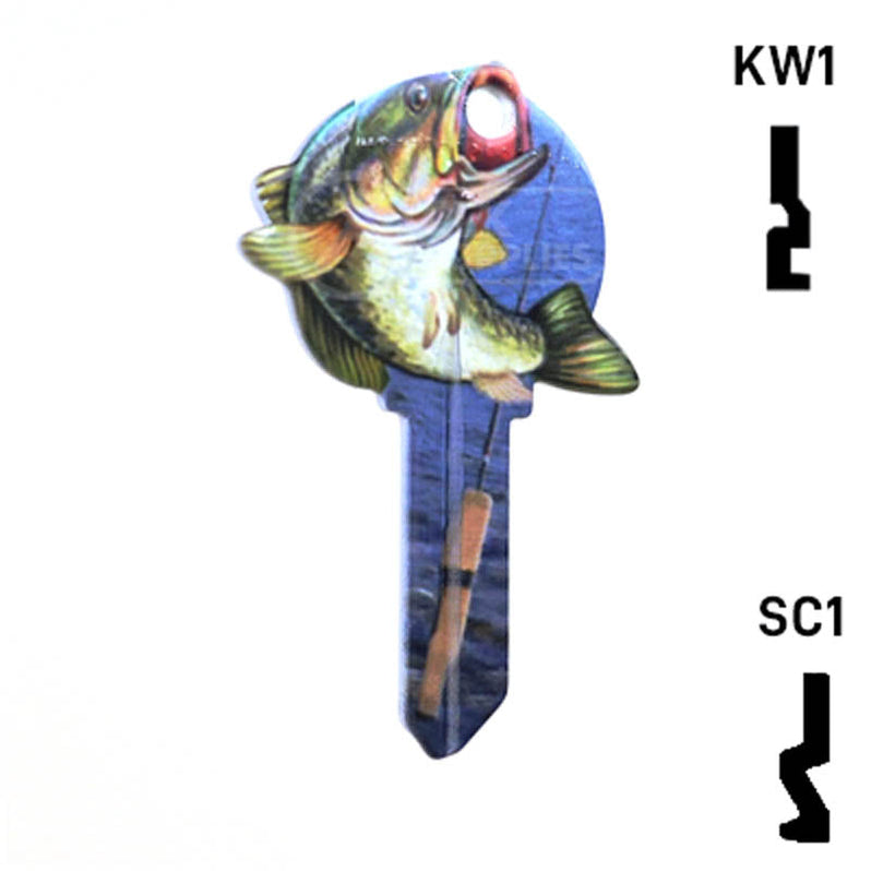 Krafty Keys: Fishing - Choose Keyway (SC1,KW1,10,WR5)