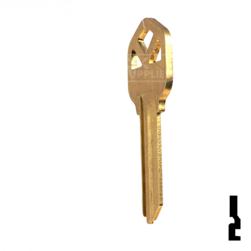 Residential Key Blanks | KW1, 1176 Kwikset Key Blank by JMA USA | CLK ...
