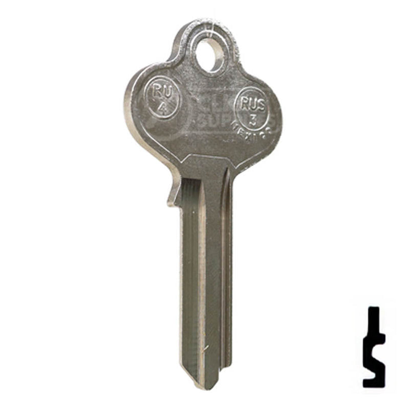 Uncut Key Blank | Corbin Russwin | RU4, 1011P