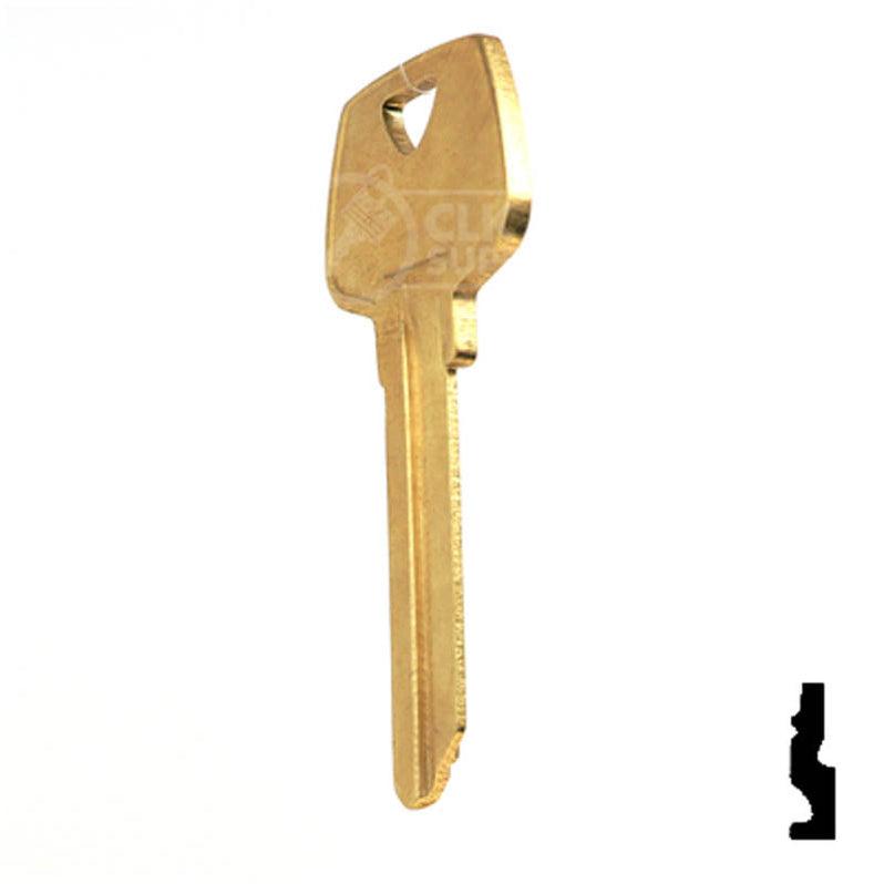 Commercial Key Blanks | S22, O1007LA Sargent Key by JMA USA | CLK Supplies