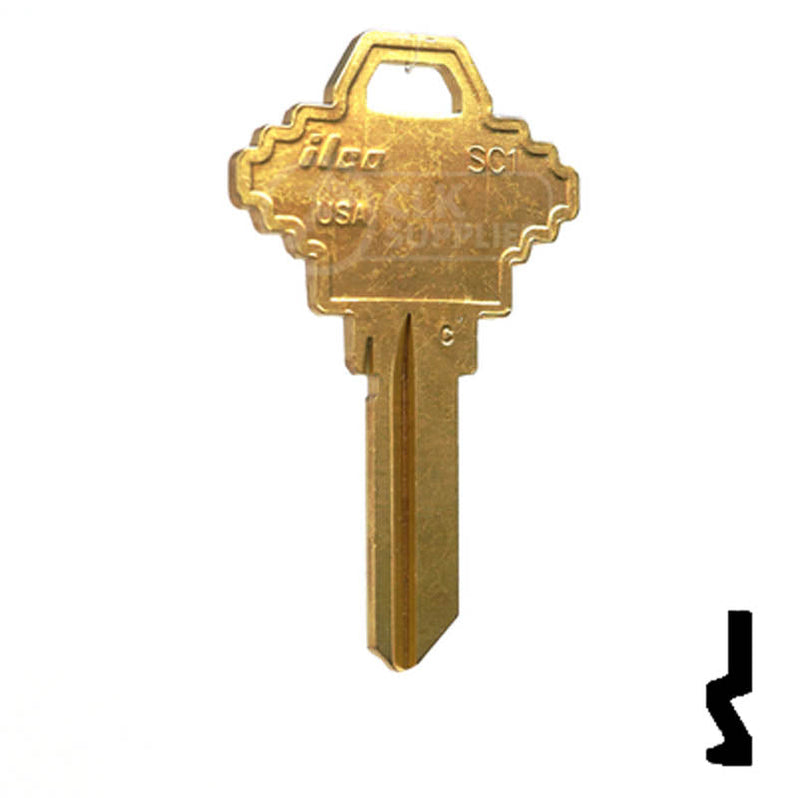 Residential Key Blanks | Uncut Key Blank | Schlage | SC1 Big Head ...