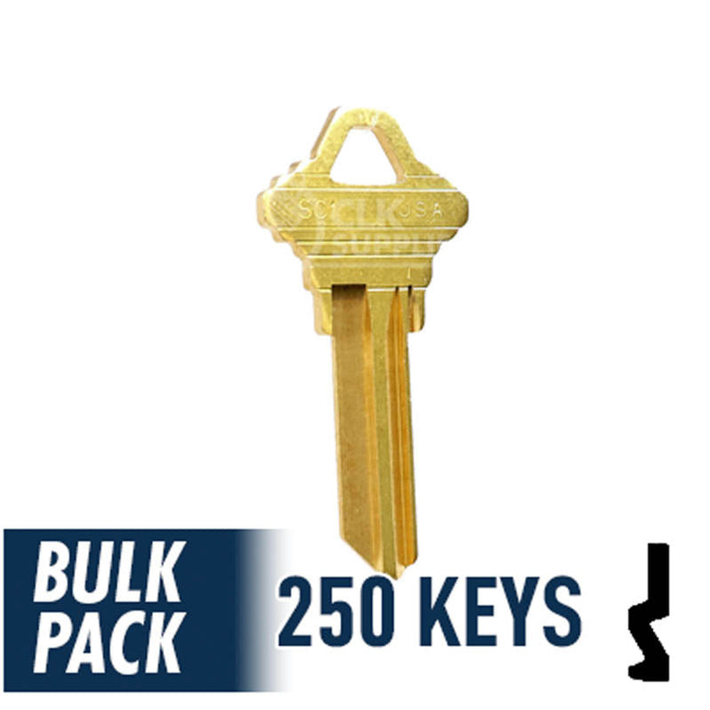 SC1 Schlage Key Bulk Pack - 250 by Ilco