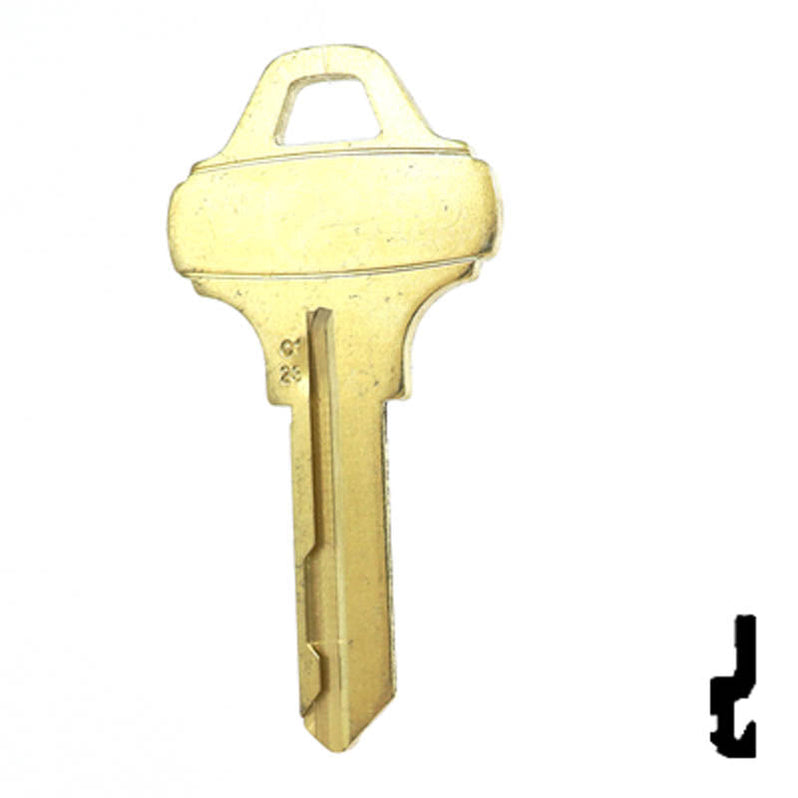Uncut Key Blank | Schlage Everest | C123