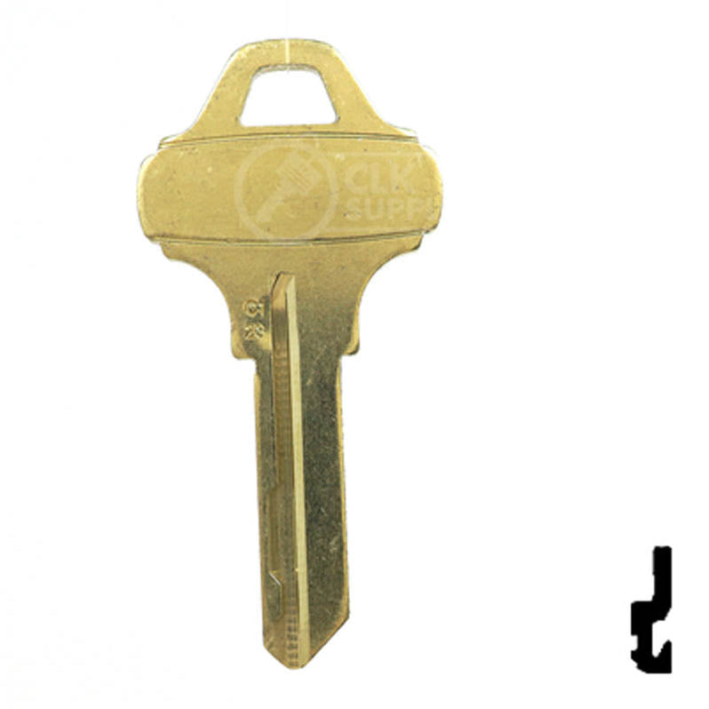 Uncut Key Blank | Schlage Everest | C123