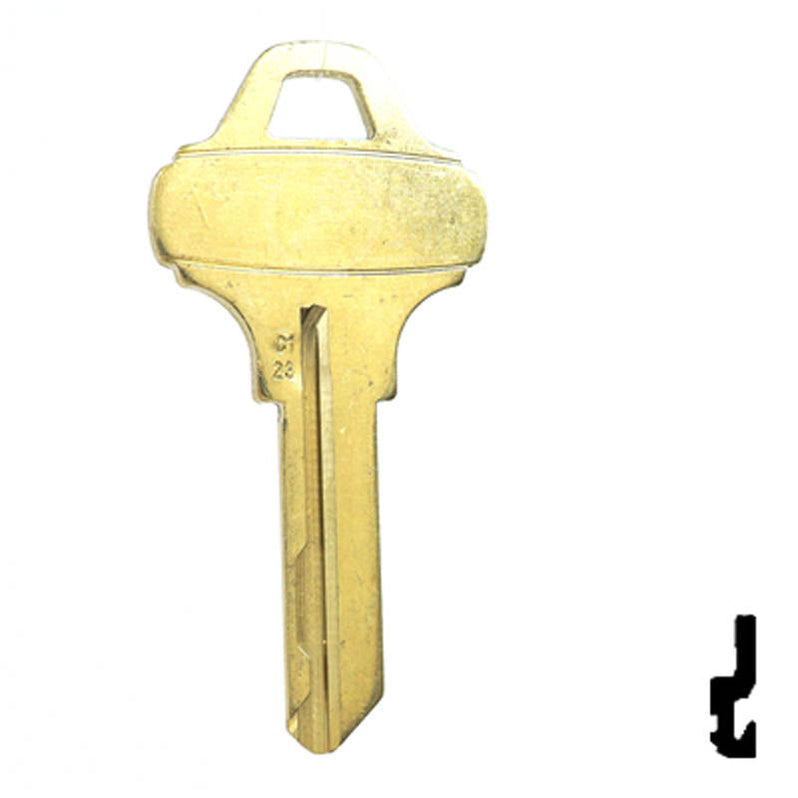 Uncut Key Blank | Schlage Everest | C123