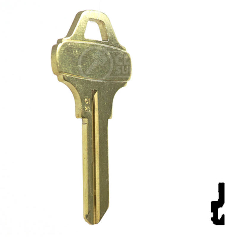 Uncut Key Blank | Schlage Everest | C123