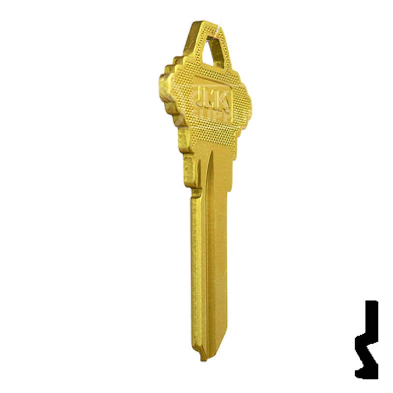Uncut Aluminum Key Blank | Schlage SC1 | Yellow