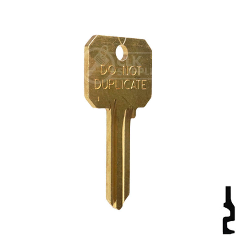 Uncut DND Key Blank | Arrow | AR1