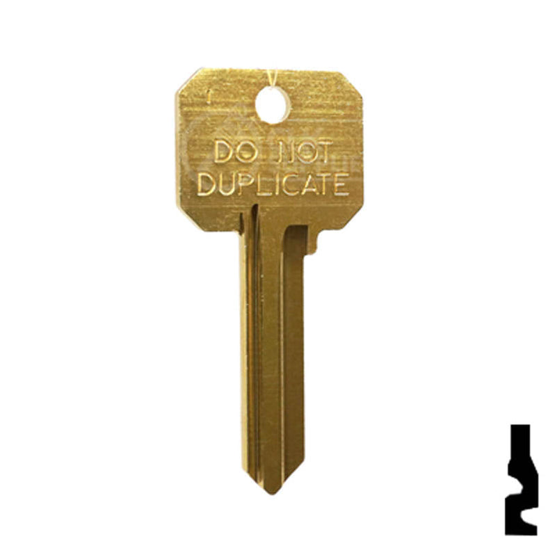 Uncut DND Key Blank | Arrow | AR4