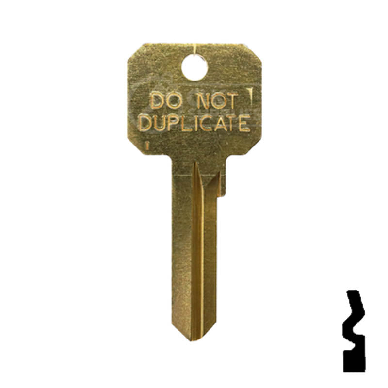 Uncut DND Key Blank | Corbin Ruswwin | RU46