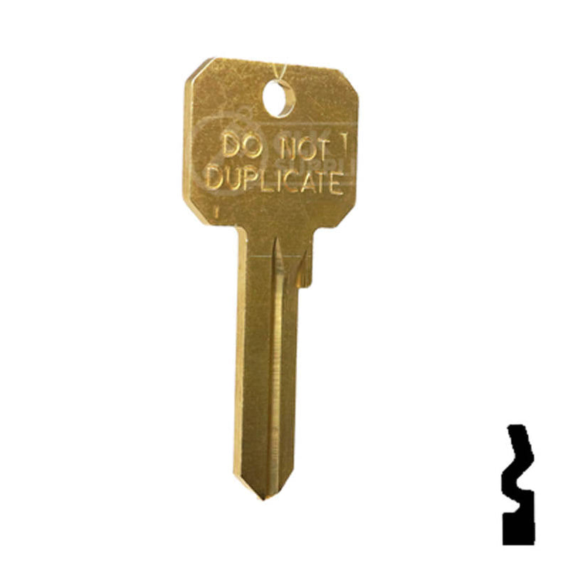 Uncut DND Key Blank | Corbin Ruswwin | RU46