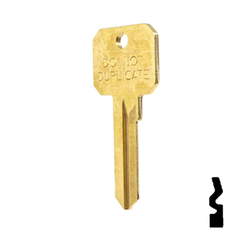 Uncut DND Key Blank | Corbin Ruswwin | RU46