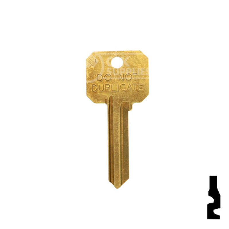 Residential Key Blanks | Uncut Key Blank | Arrow Keyway | DND-AR4-BR by ...