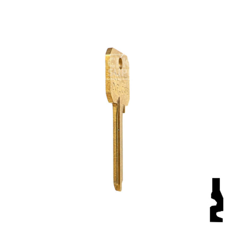Residential Key Blanks | Uncut Key Blank | Arrow Keyway | DND-AR4-BR by ...