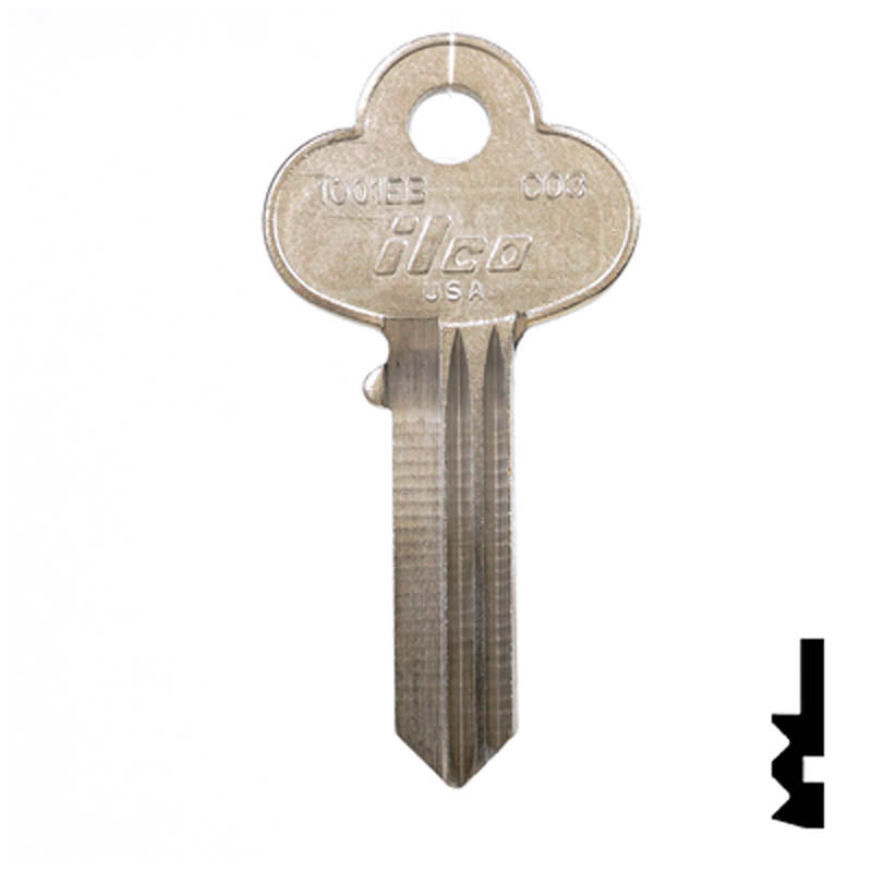 Residential Key Blanks | Uncut Key Blank | Corbin Russwin | CO3 by Ilco ...