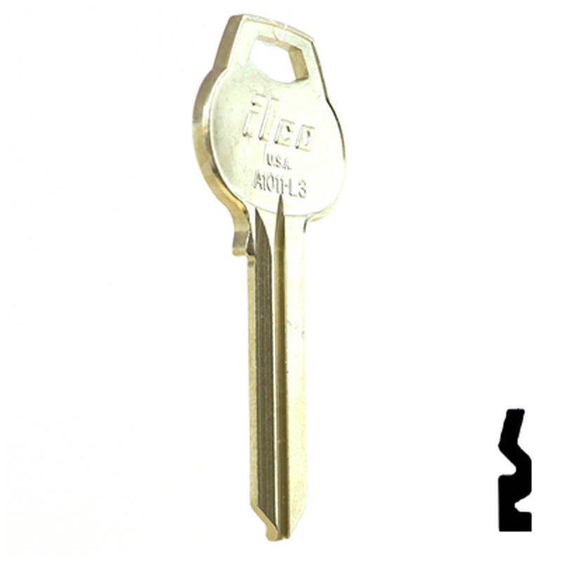 Uncut Key Blank | Corbin Russwin | A1011-L3