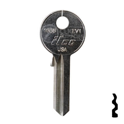 Uncut Key Blank | Everbilt | 1688, EV1