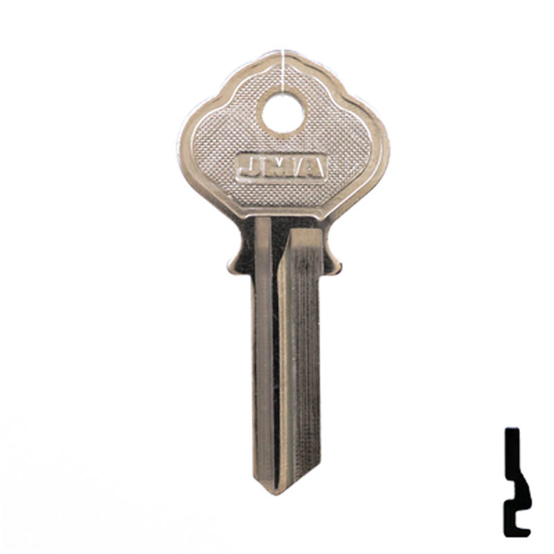 Commercial Key Blanks | Uncut Key Blank | Ilco | 1054K by Ilco | CLK ...