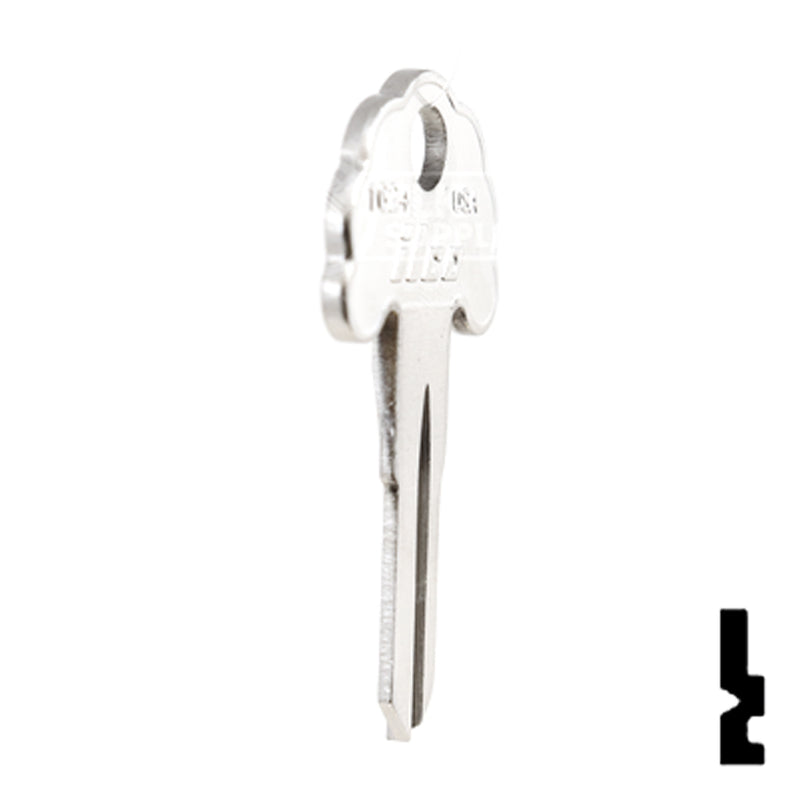 Uncut Key Blank | Imperial Cam Lock | 1624