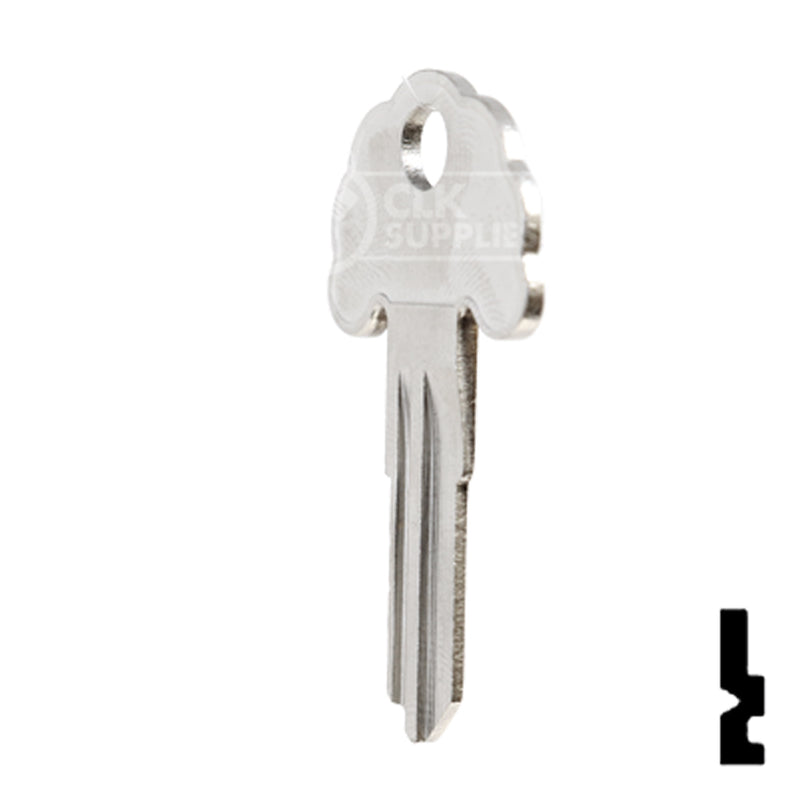 Uncut Key Blank | Imperial Cam Lock | 1624