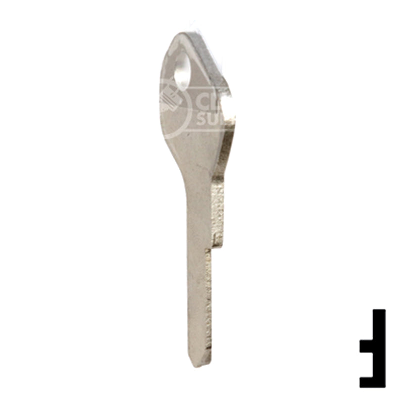 Uncut Key Blank | Lowe & Fletcher | LF18